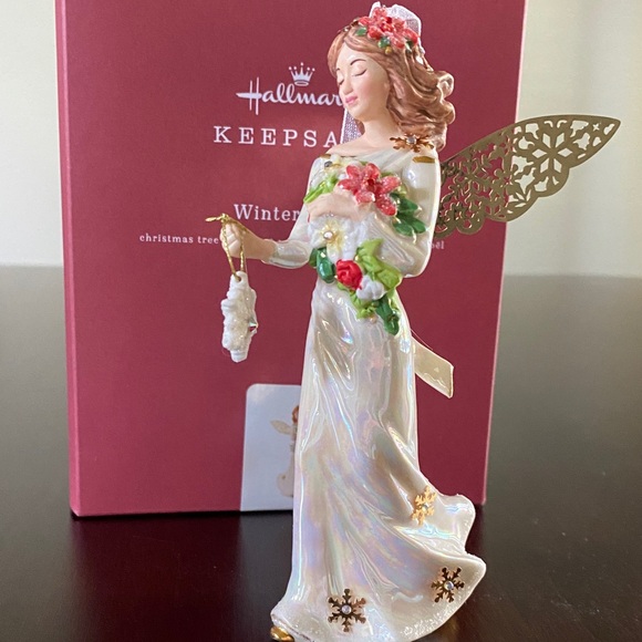 Hallmark | Holiday | Hallmark Premium Ornament Winter Angel | Poshmark
